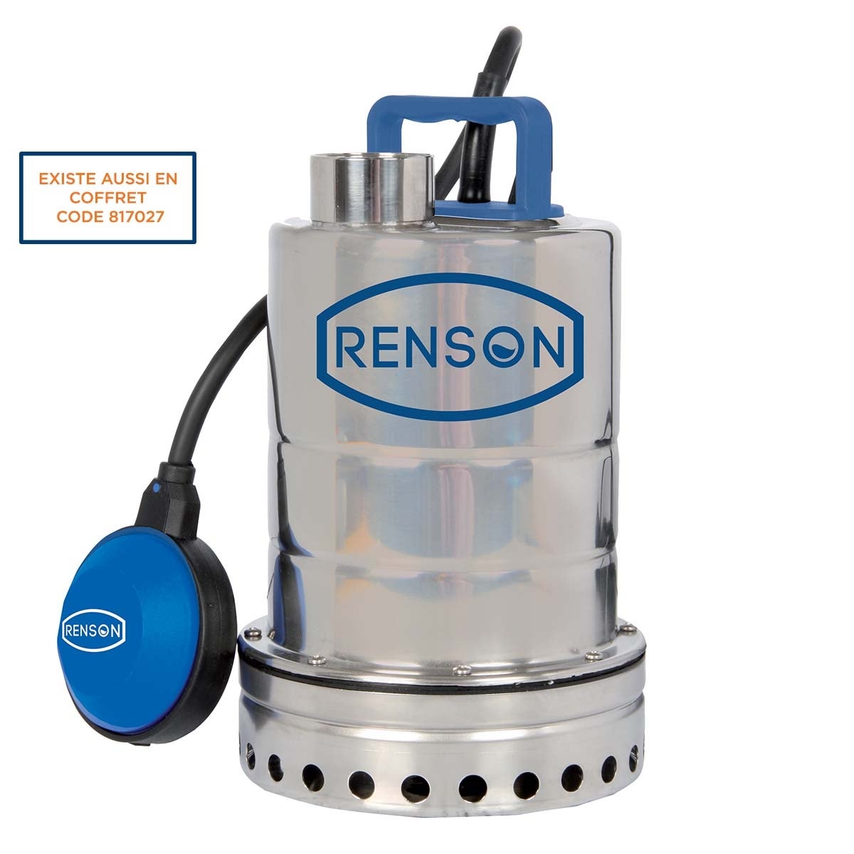 POMPE DE RELEVAGE 230V 0,25KW INOX EAUX PEU CHARGEES RENSON | Bricoman