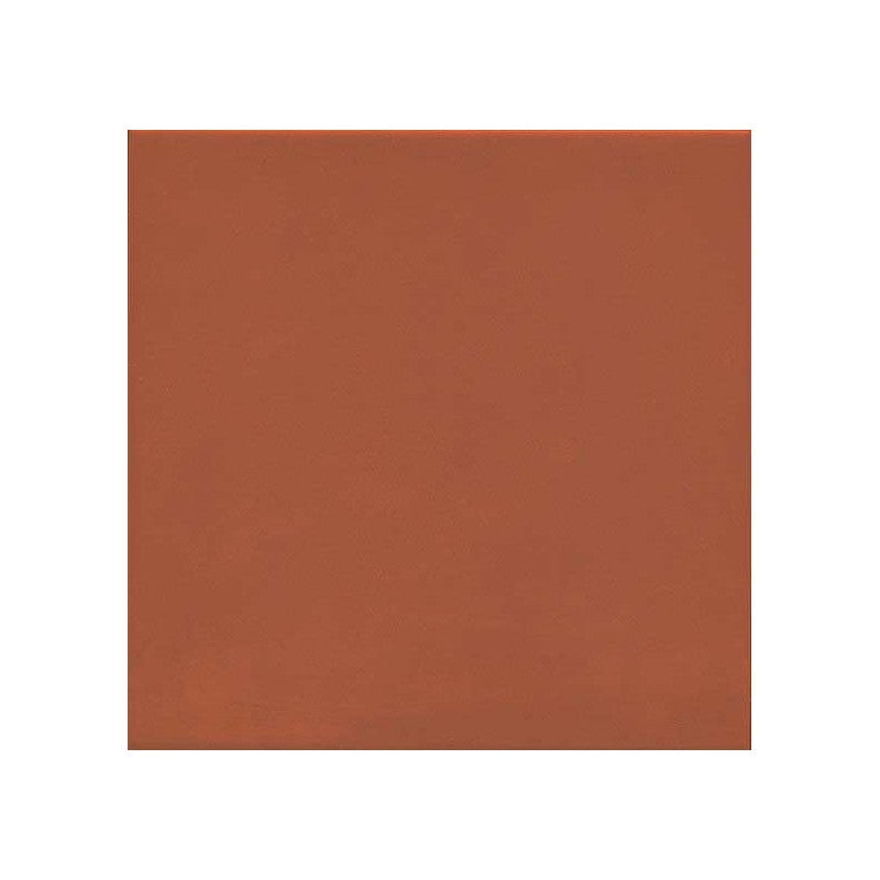 Carrelage sol / mur effet ciment uni rouge terre cuite 20x20 cm 1900 ...