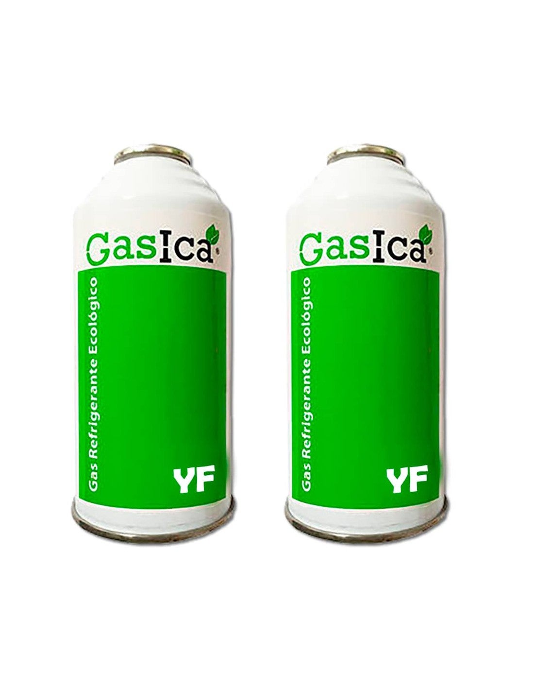 Pack 2 Botellas Gas Refrigerante Gasica YF sustituto gas R1234YF para ...