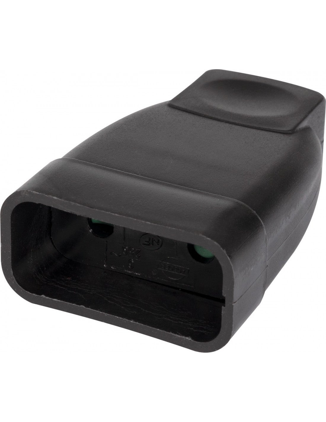 Fiche plastique 2p-6 a femelle noir | Leroy Merlin