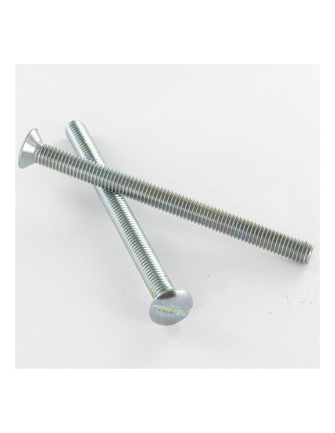 Vis métaux Tête fraisée bombée TFB Fendue M2X3.5 Acier brut microvis-1 ...