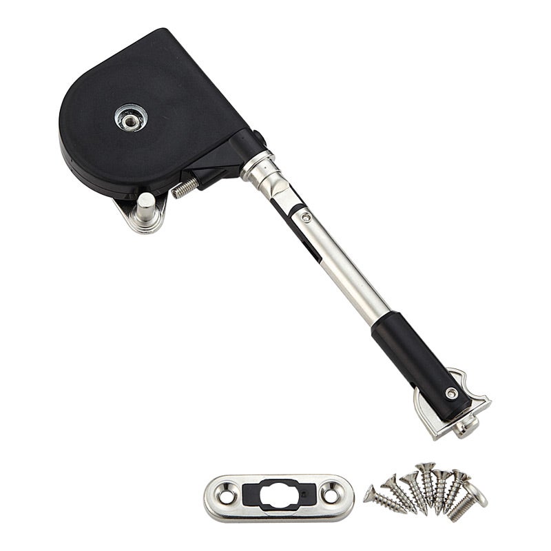 Compas pour abattant - Sens : Réversible - Décor : Noir / Chromé ...