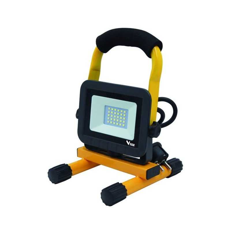 Projecteur LED Vigor Worky-20 avec câble et prise, 20 W, 1500 lm ...