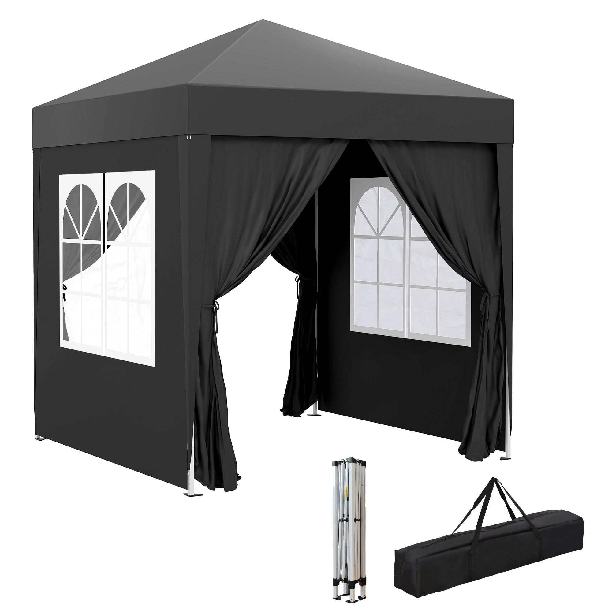 Tonnelle pliante acier Outsunny | Leroy Merlin