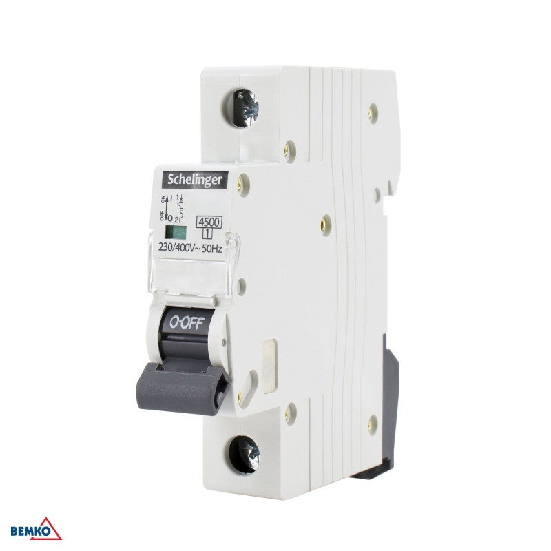 Disjoncteur modulaire 1P - 50A - Courbe B - 4kV - Rail DIN - IP20 ...
