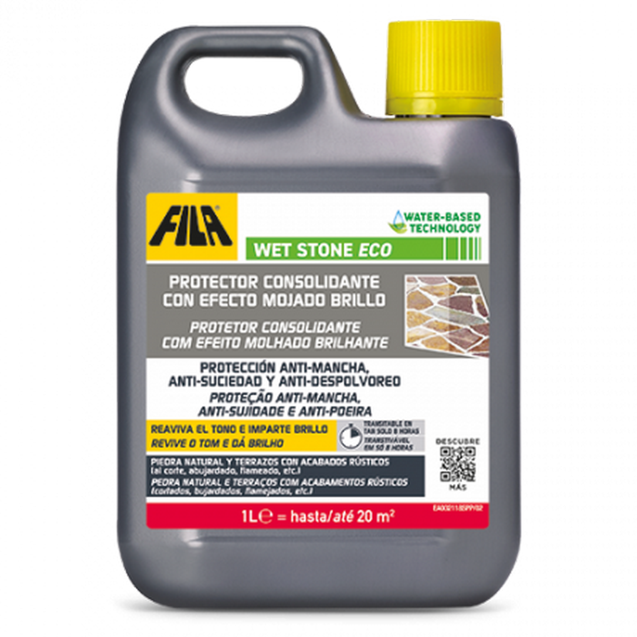 Wet Stone Eco - Protector Consolidante con Efecto Mojado Caja 4 un 5 L ...