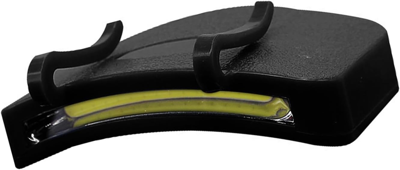 Lampe torche pratique à clipser - Texture ABS - Alimentée par piles ...