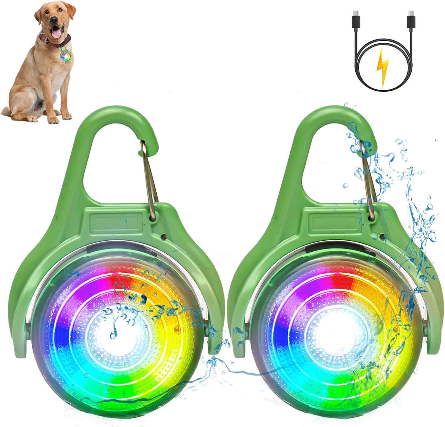 Lampe LED Clignotante pour Cartable, Réflecteurs de Lumière de Sécurité ...