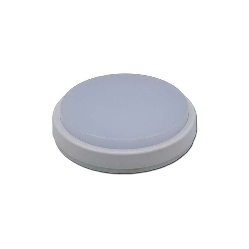 8W lámpara de superficie LED impermeable IP65 redondo ∅155mm - Día ...