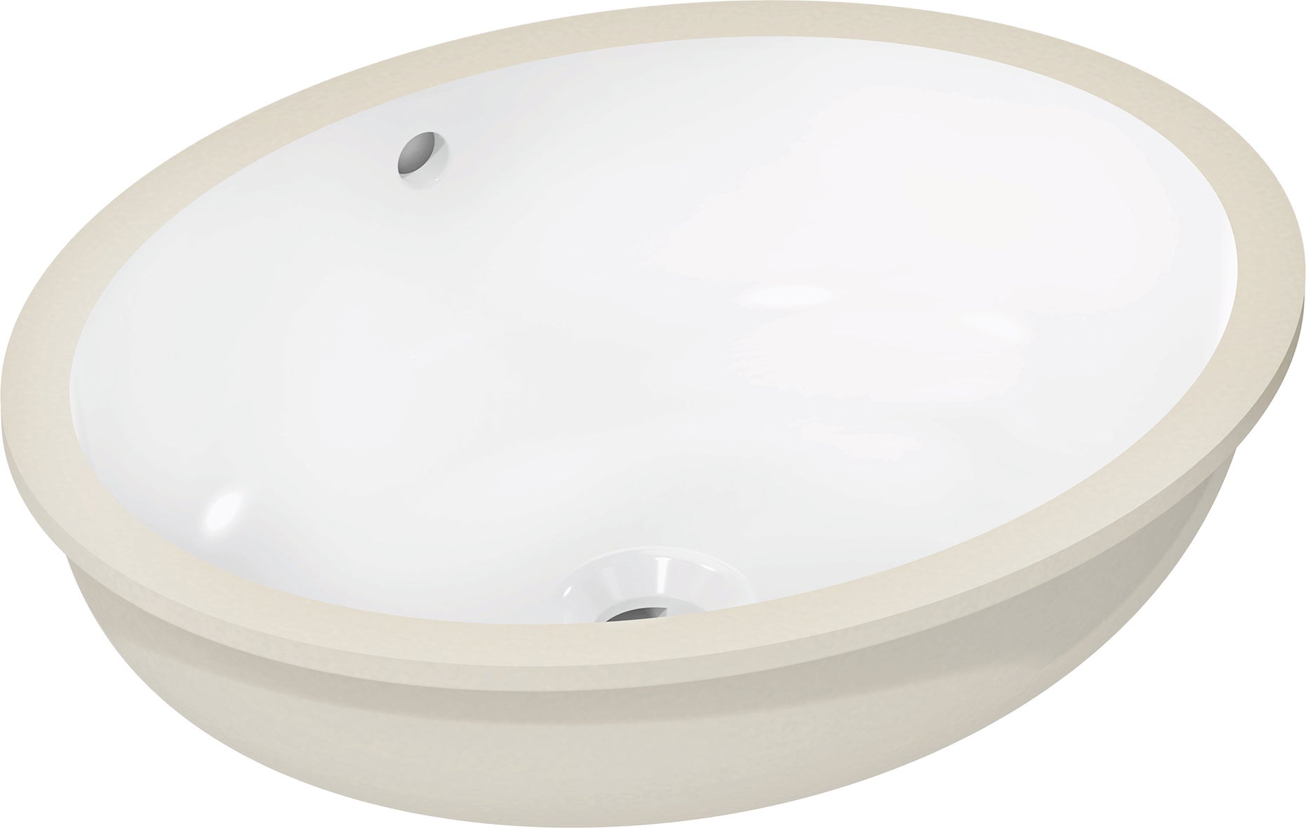 Hansgrohe Xuniva D lavabo à encastrer, avec trop-plein, sans trou pour ...