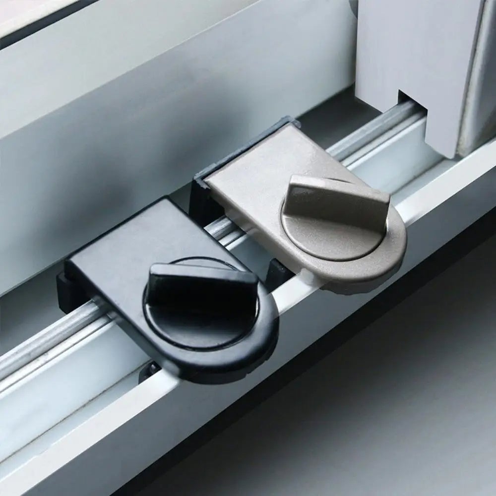 Serrure de sécurité pour porte coulissante et fenêtre, 2 pièces ...