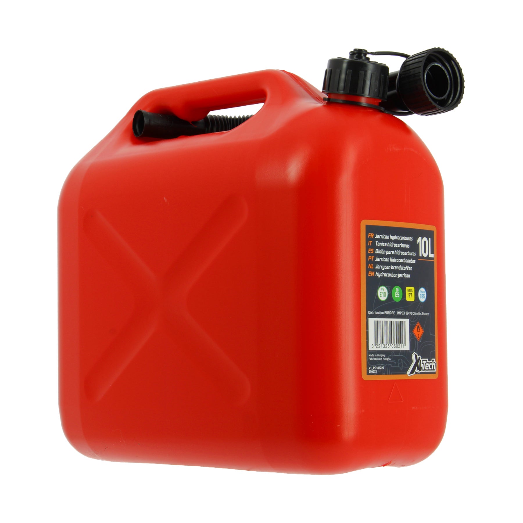 PRECISION STEEL jerrican 10L. Homologué carb | Leroy Merlin