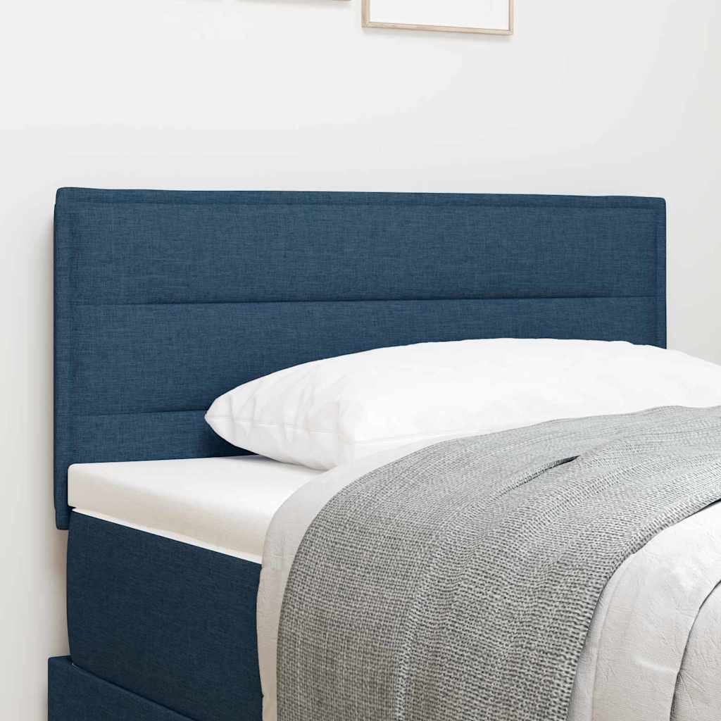 Tête de lit avec tête de lit Bleu 100 cm Cuir synthétique | Leroy Merlin