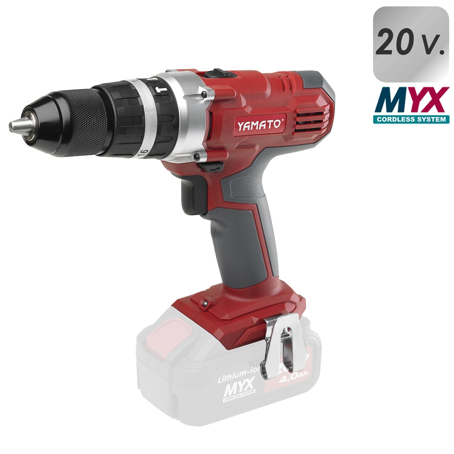 Perceuse Visseuse avec Percuteur à Batterie 20 V. Sans batterie (Corps ...