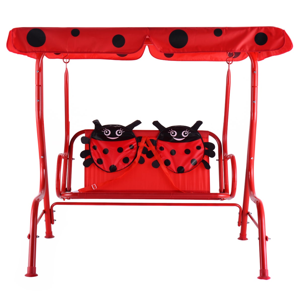 Balancelle Jardin Enfants 2 Places Toit Anti-UV Balançoire Chaise ...