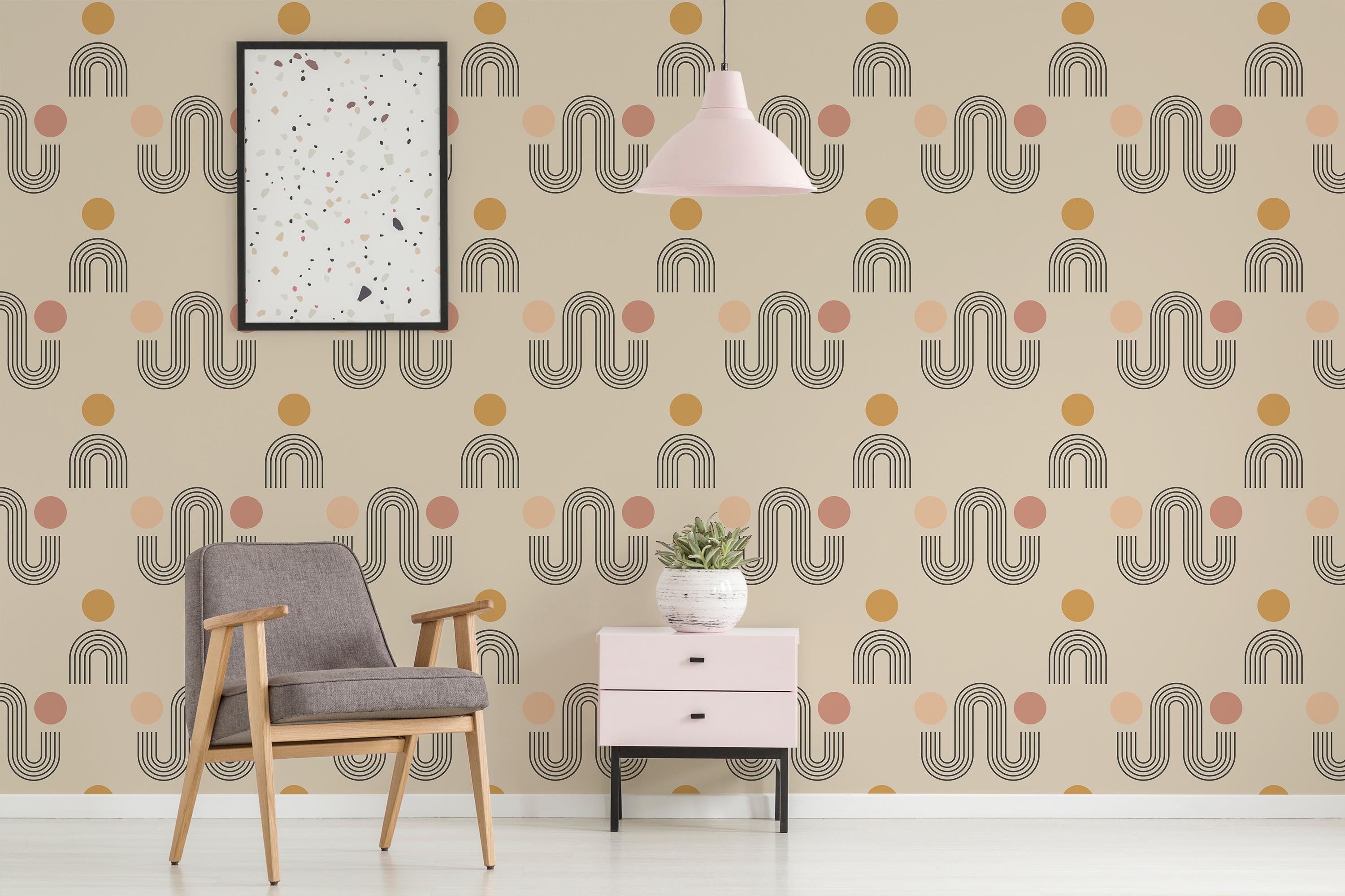 Modern Bohemian Wallpaper | Leroy Merlin