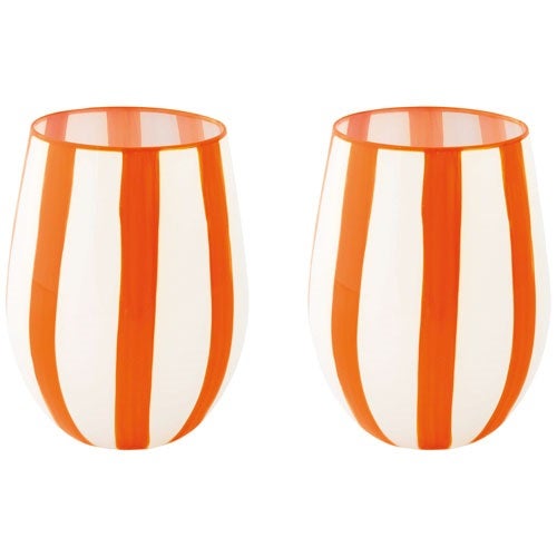EASY LIFE Set 2 verres à eau 50 cl Orange - Twist & Match | Leroy Merlin