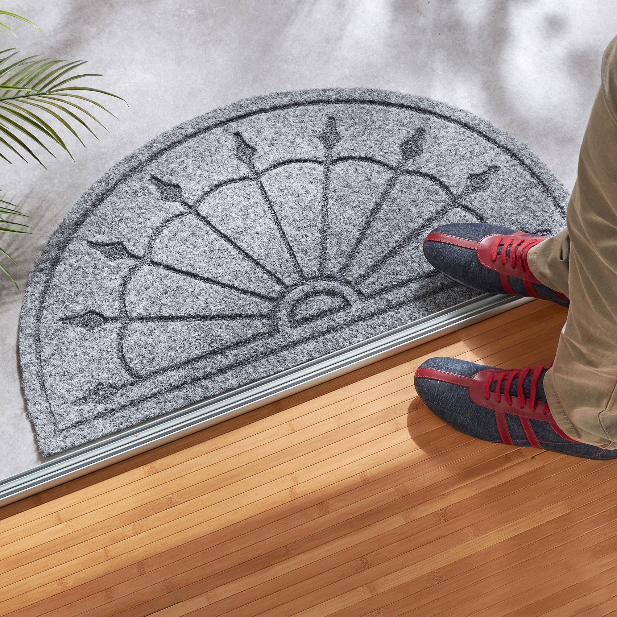 Tapis d'extérieur LUNAGRIS Unique gris minéral en textile | Leroy Merlin
