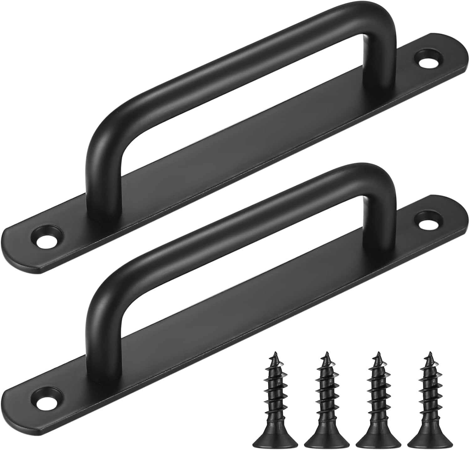 2 Pièces Traction de Poignée de Porte Coulissante avec Plaque Acier ...