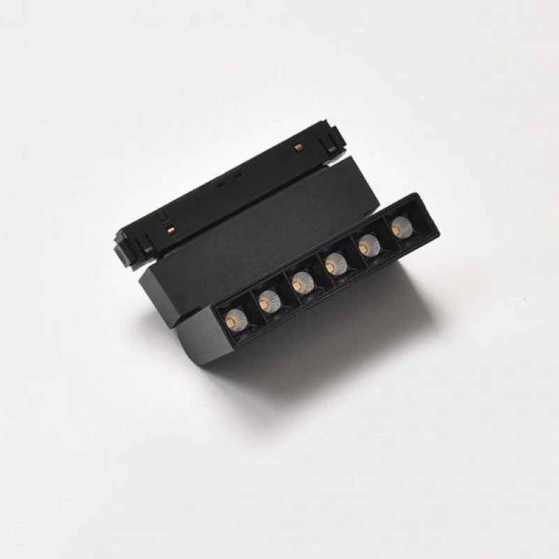 Projecteur LED sur Rail Magnétique 48V DC 6W NOIR Orientable - Blanc ...