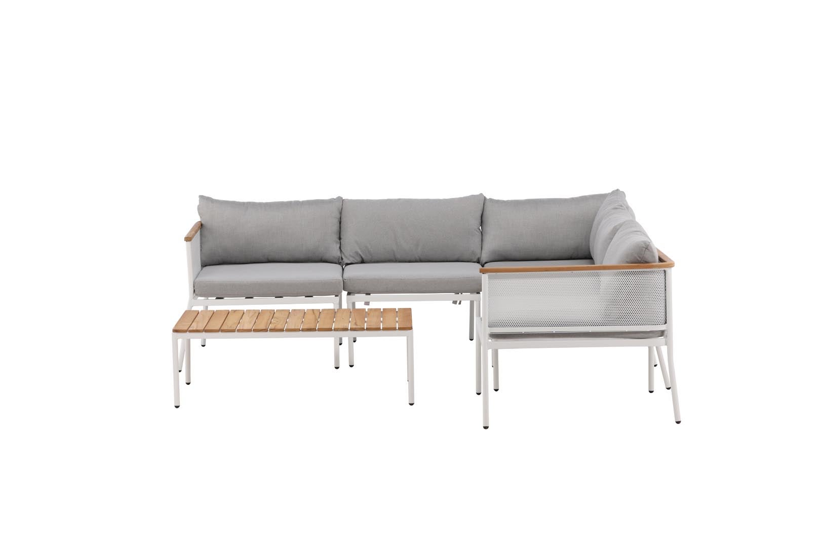 Nettan ensemble lounge 2 parties gris,blanc. | Leroy Merlin