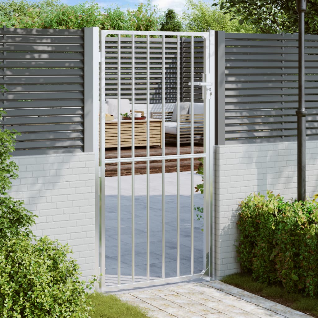Portail de jardin 100x180 acier inoxydable | Leroy Merlin