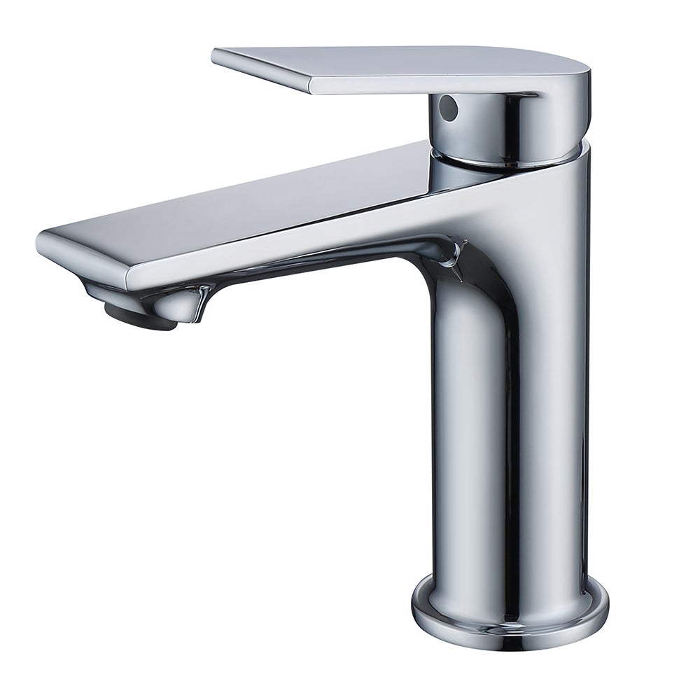 Robinet de lavabo moderne, mitigeur monocommande en zinc chromé ...