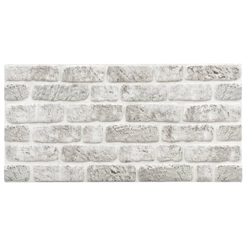 Panneaux muraux 3D design de brique gris clair 11 pcs EPS CFW24461 ...