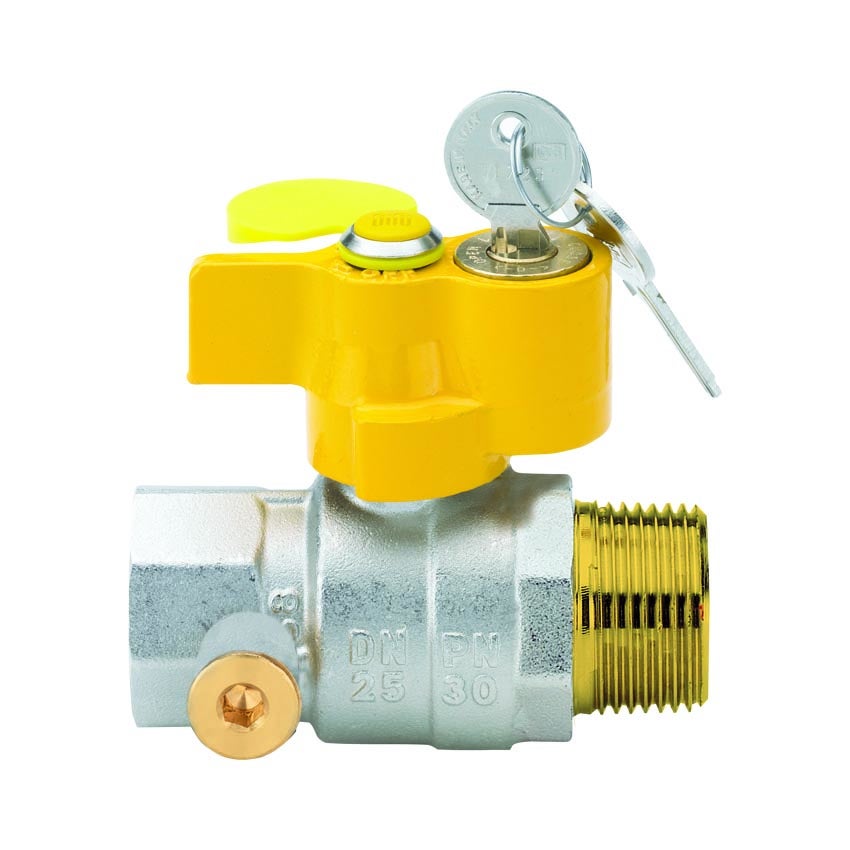 Válvula de bola de paso total para gas 3/4" MF Ø20 | Leroy Merlin