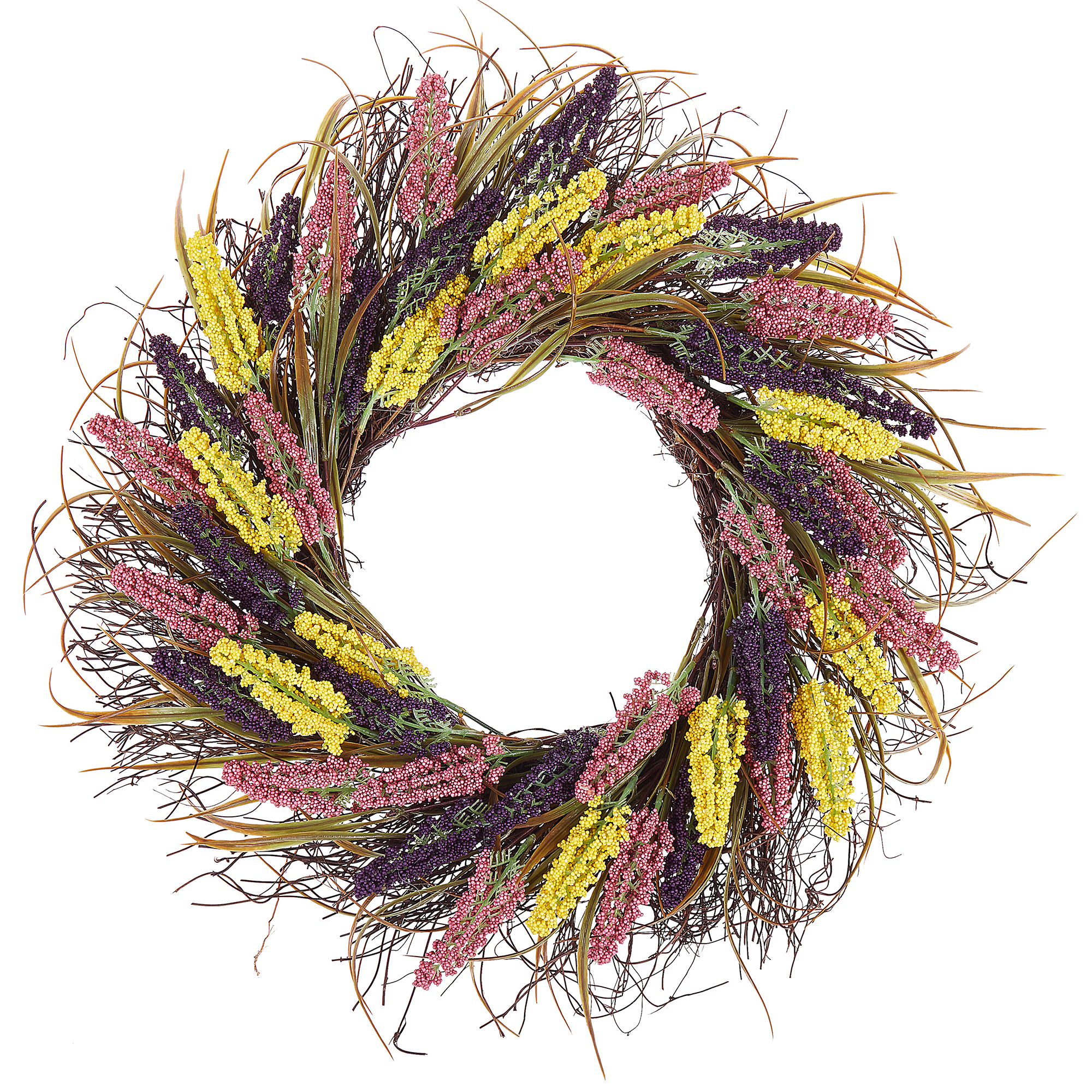 Couronne décorative CANDELARIA 50 cm Multicolore | Leroy Merlin
