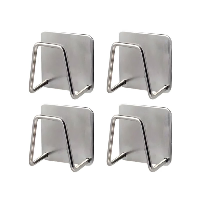 Support à éponge adhésif pour accessoires de cuisine, Inox SUS304 ...