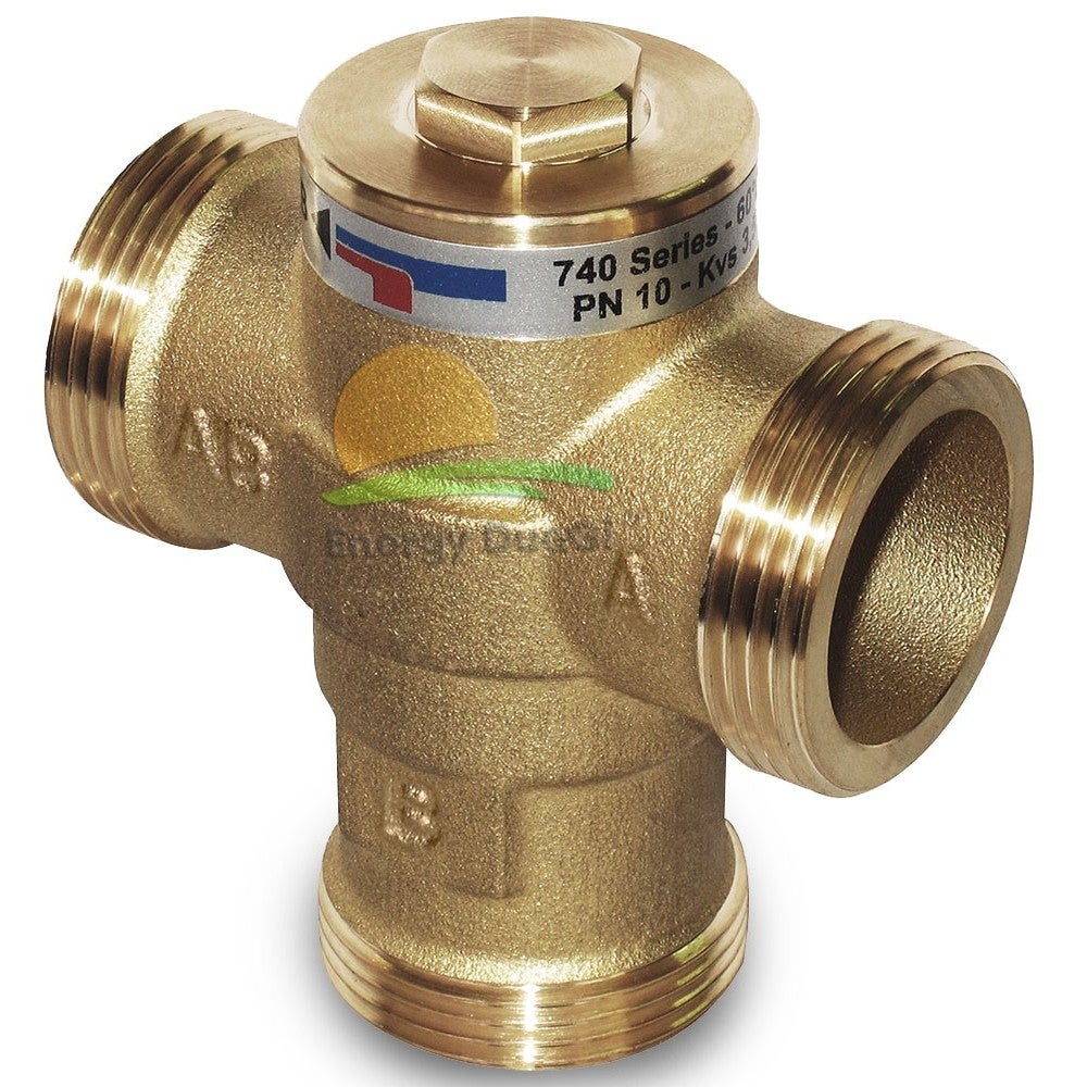Vanne thermostatique anti-condensation M de 1" réglant 55°C - jusqu’à ...