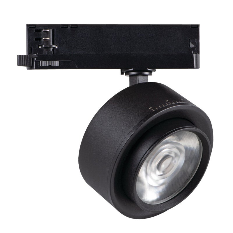 Projecteur LED sur rail - 28W - 2800lm - Noir - Orientable - 4000K ...