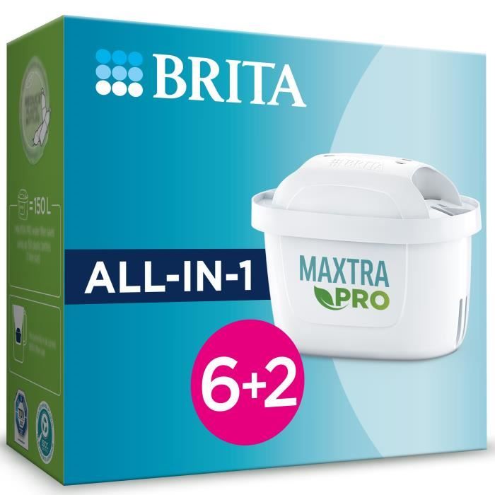 BRITA Cartouche Filtre eau robinet MAXTRA PRO All-In-1 Pack de 6+2 ...
