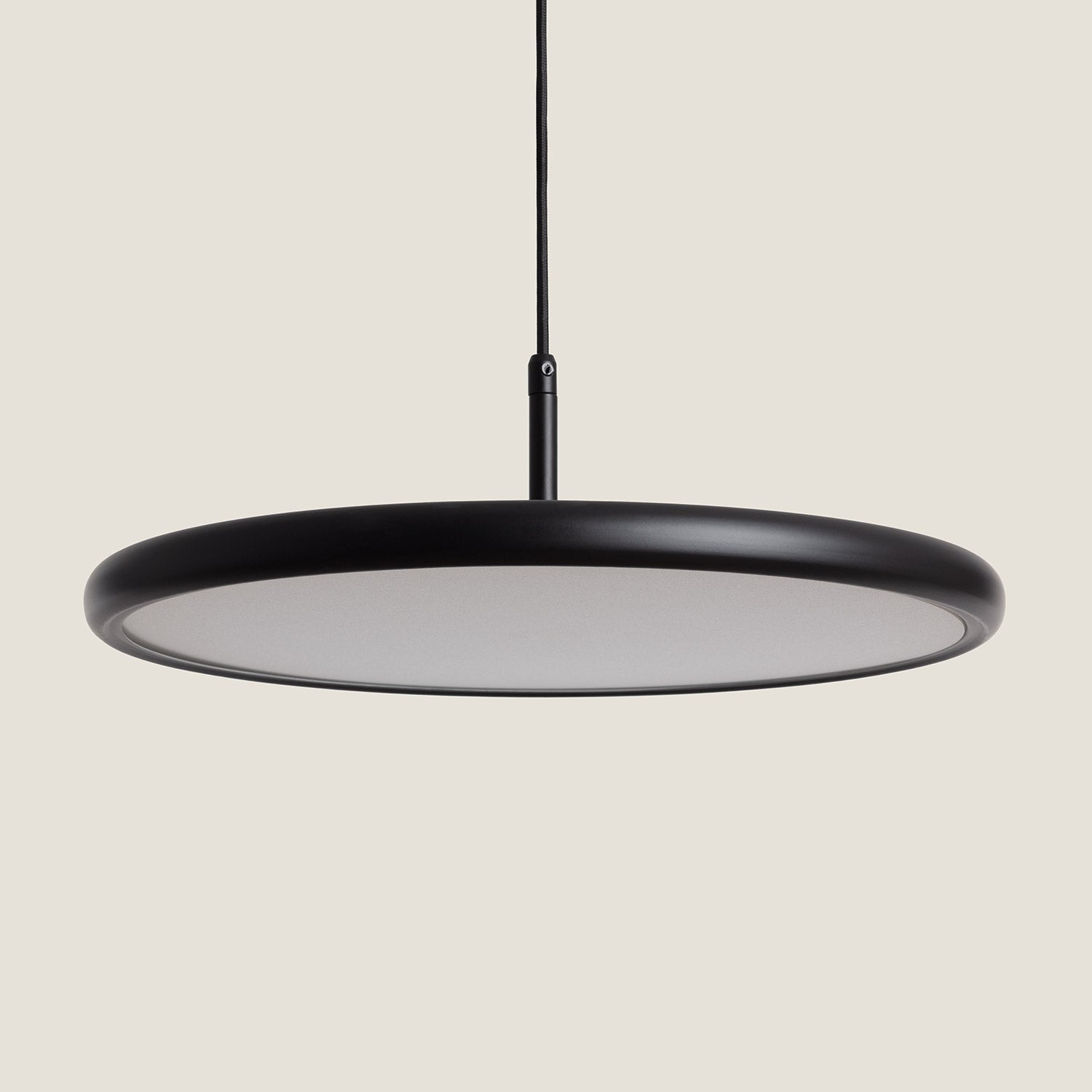 Lámpara Colgante LED 28W Metal CCT Seleccionable Meisel, Negro, Metal ...