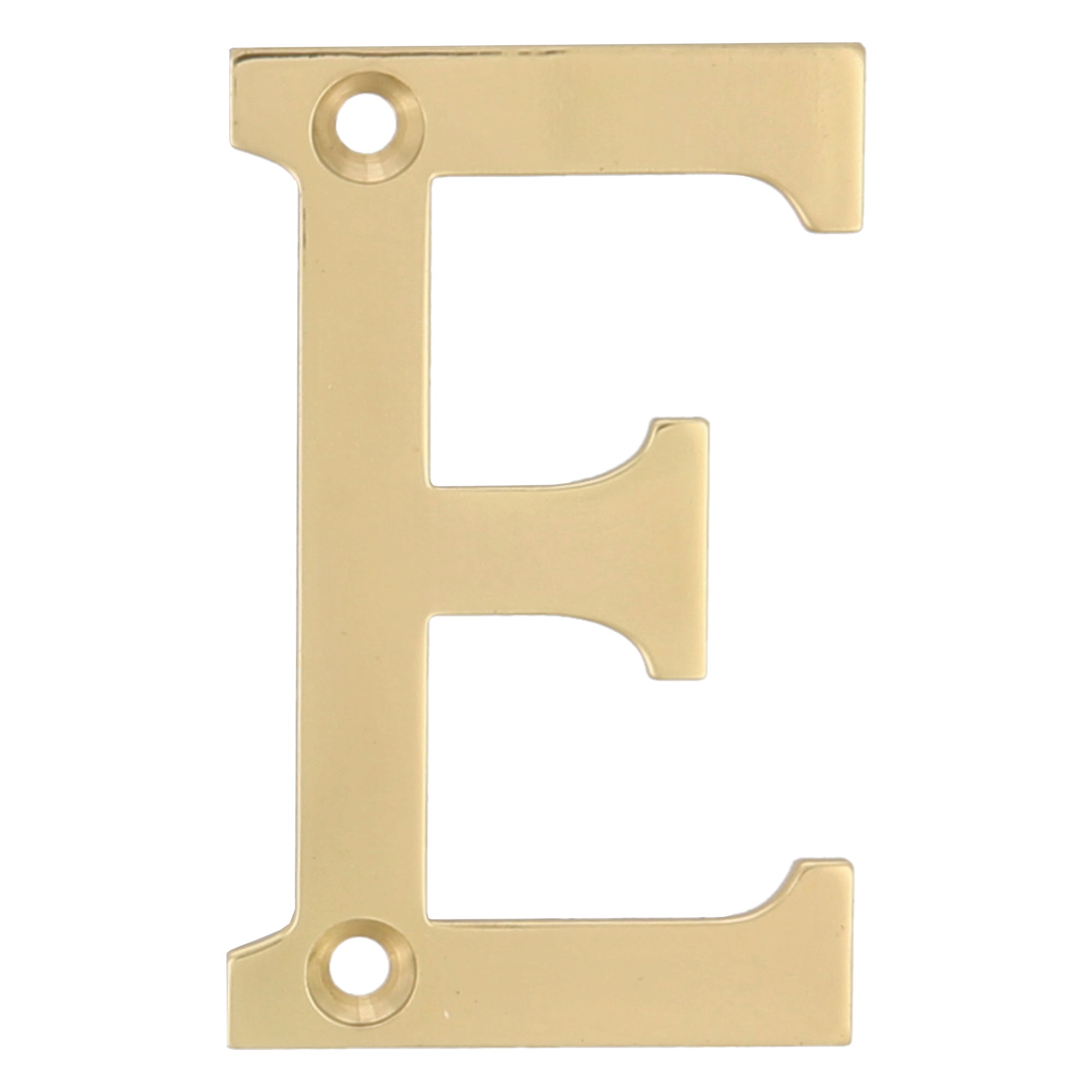 Amig - Lettre E en laiton poli pour vis à l'intérieur et à l'extérieur ...