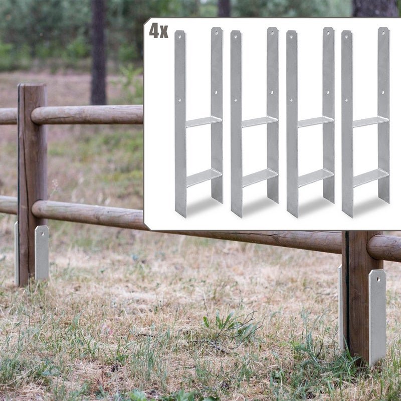 Anclaje de poste Manguito de suelo Soporte de poste Soporte de poste ...