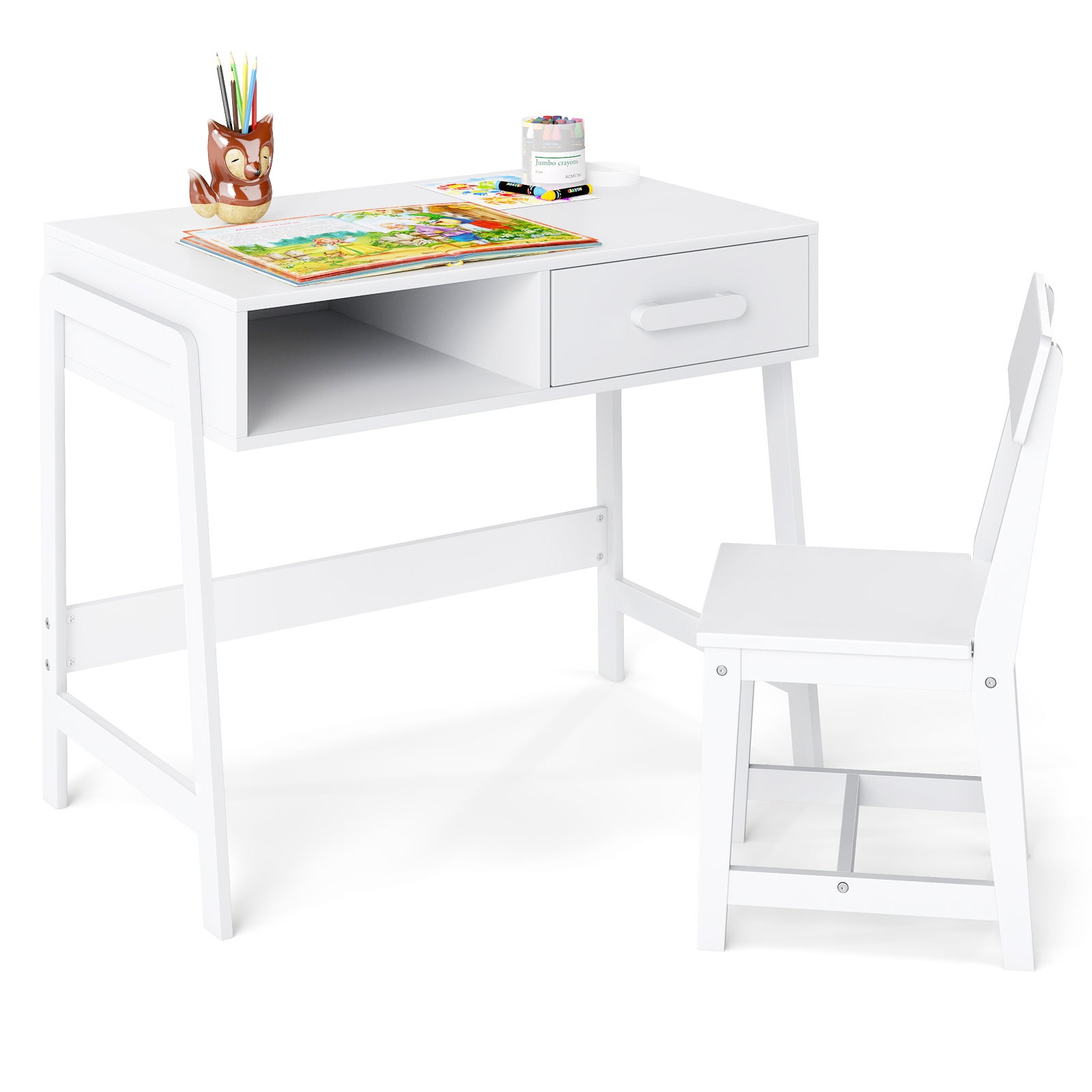 Mesa para niños y niñas a partir de 3 años, Mesa infantil con silla ...