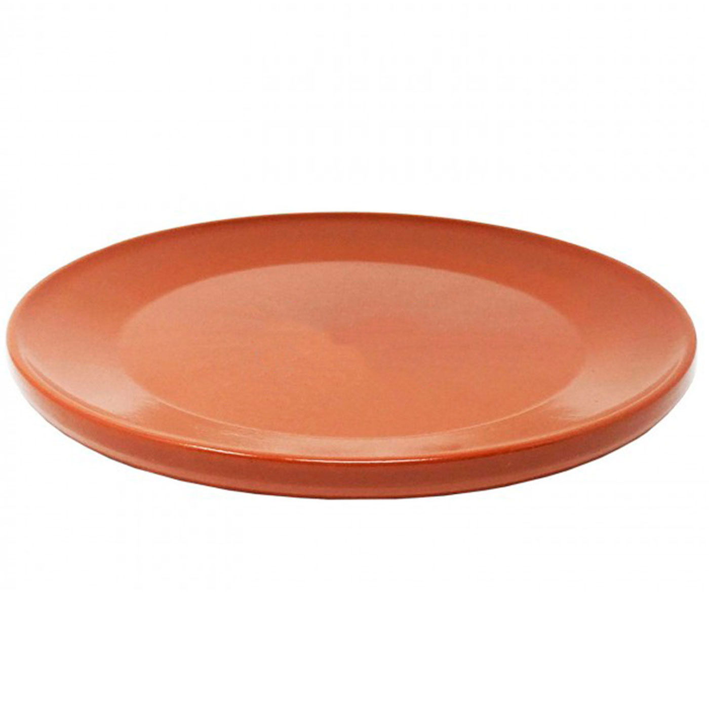 Plato llano de barro refractario de 32 cm de diámetro | Leroy Merlin