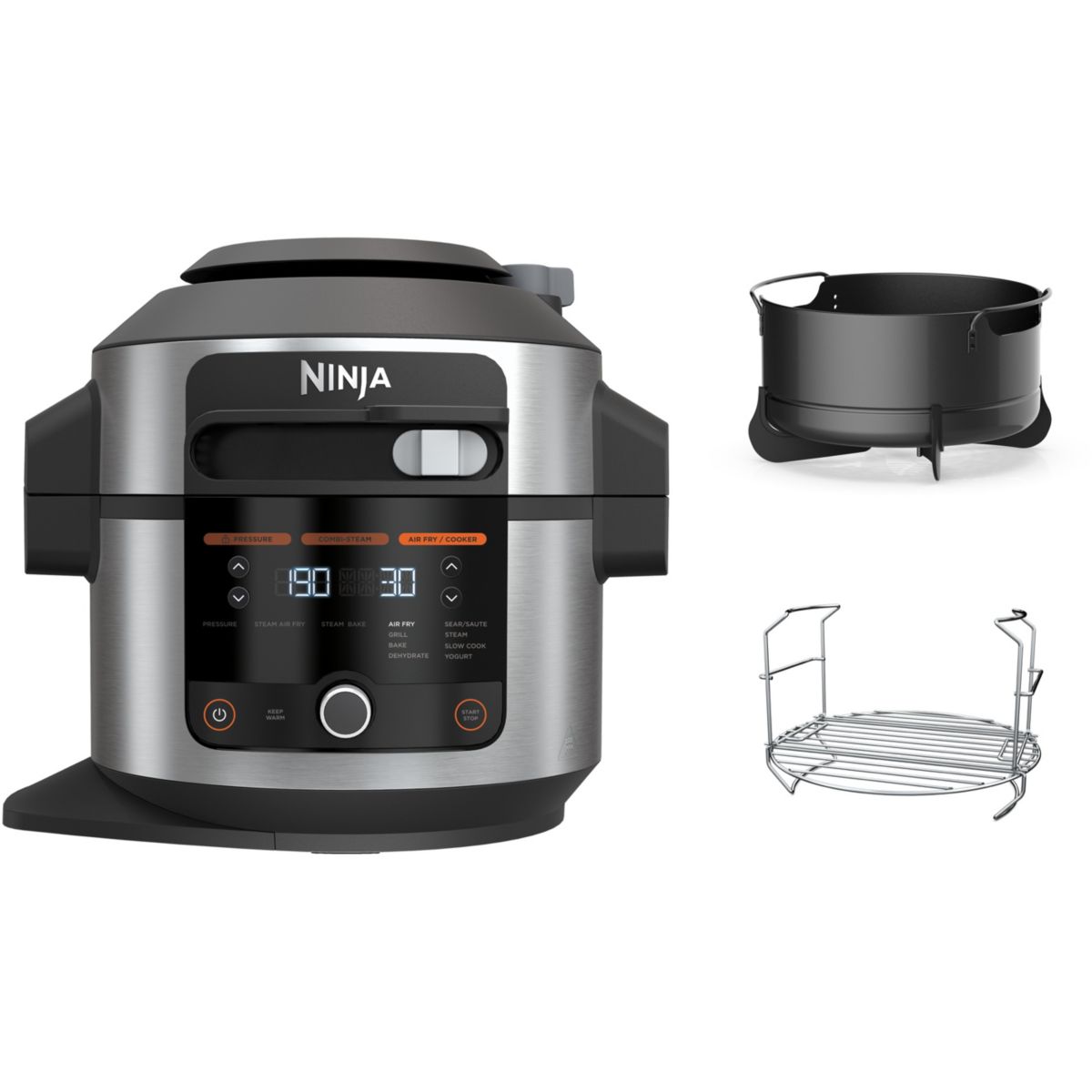 Ninja OL550EU olla multi-cocción 6 L 1460 W Negro, Acero inoxidable ...