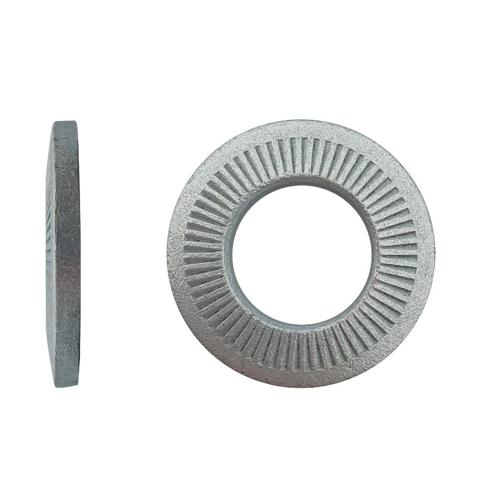 2000 Rondelles Contact Moyennes M4 mm - NFE 25511 - Zingué CR3 - D-Work | Leroy Merlin