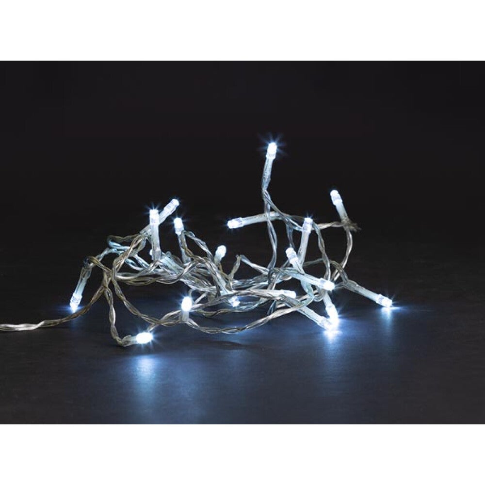 MEISSA LED - 2 m - 20 LED - blanc - câble transparent - modulateur ...