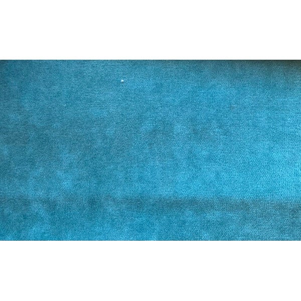 COCOON - Fauteuil en velours turquoise design | Leroy Merlin