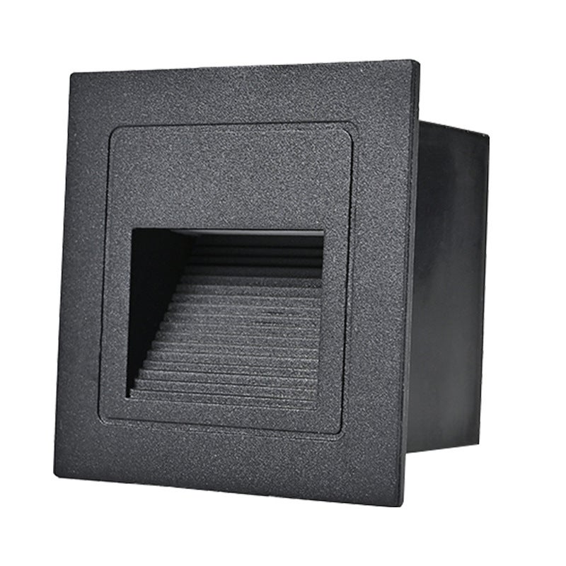 Spots d'escalier encastrés à LED 3 W, blanc chaud, étanches IP65, en ...