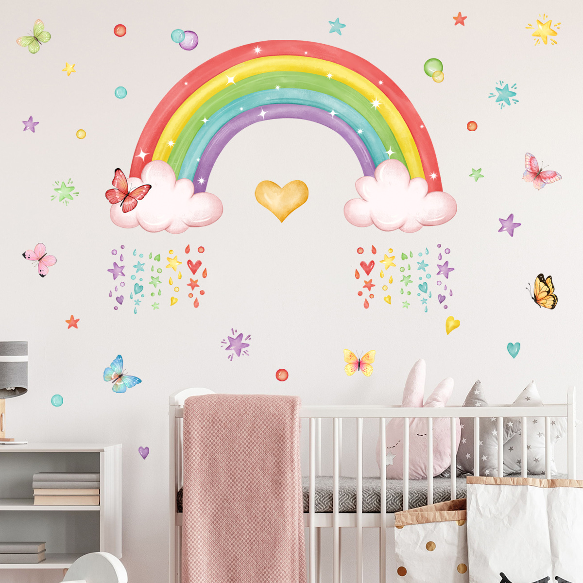 Stickers muraux arc-en-ciel Stickers muraux arc-en-ciel Stickers muraux ...