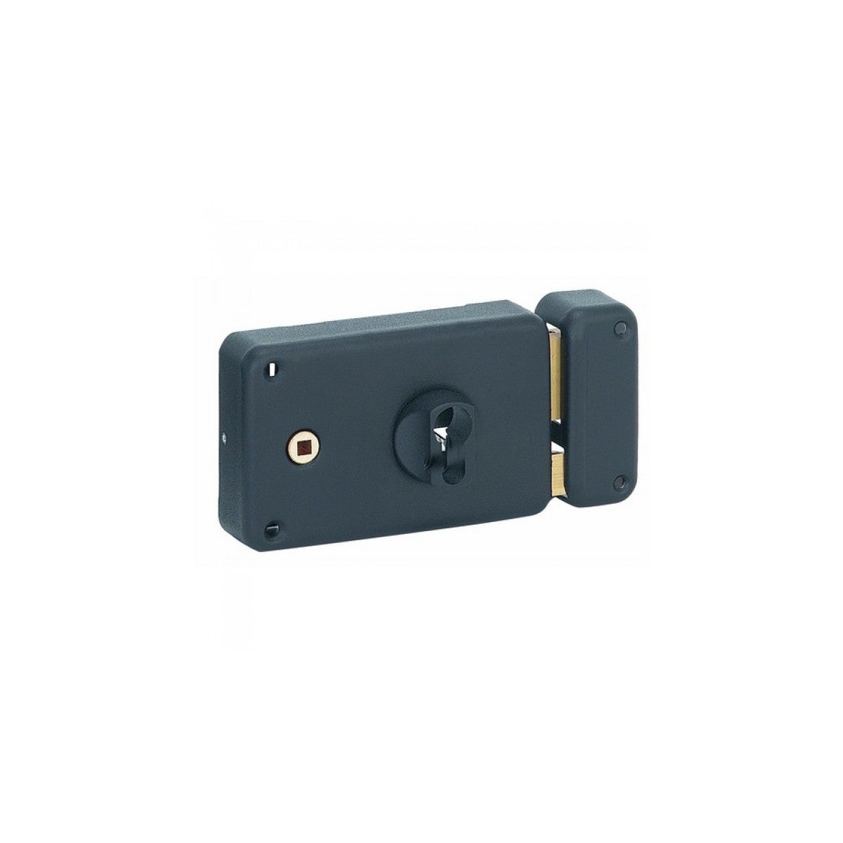 Serrure horizontale pour portail - THIRARD Noir 60 Droite Horizontale ...