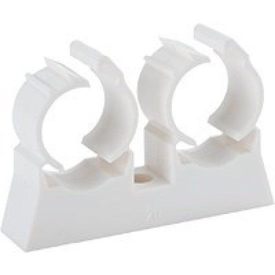 Multifix collier de fixation double - 16 - boite 50 pces | Leroy Merlin