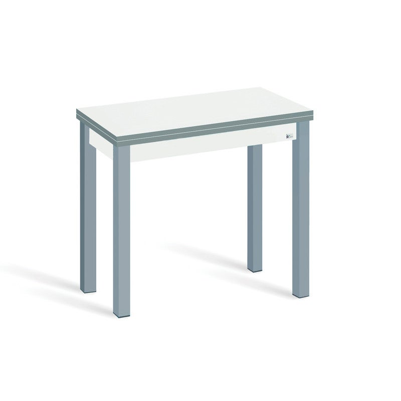 PORTUS| Table de Cuisine Extensible Livre 80x40(80) Blanc | Leroy Merlin