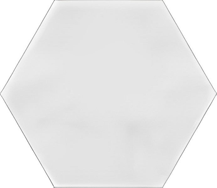 Carrelage hexagonal Nordic blanc 15x17 cm | Leroy Merlin