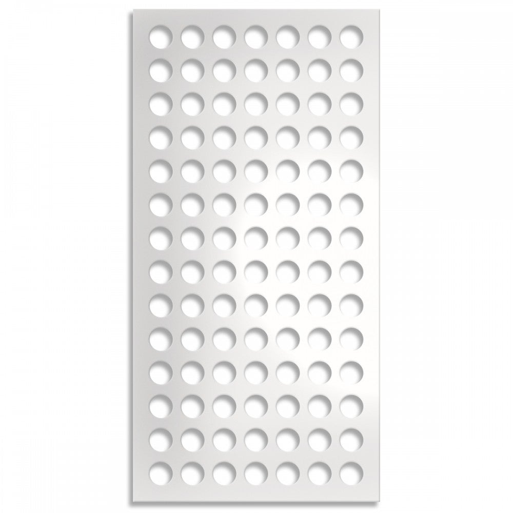 PEQUEÑOS AGUJEROS - Panel PVC Perforado - Parasol blanco medidas 73x148 ...